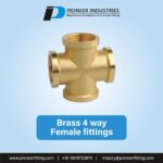 Brass 4 way Female Fittings manufacturer, supplier, and exporter in India