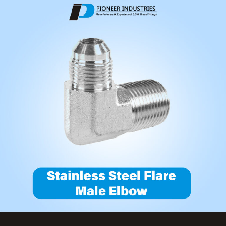 Stainless Steel Flare Male Elbow manufacturer, supplier, and exporter ...