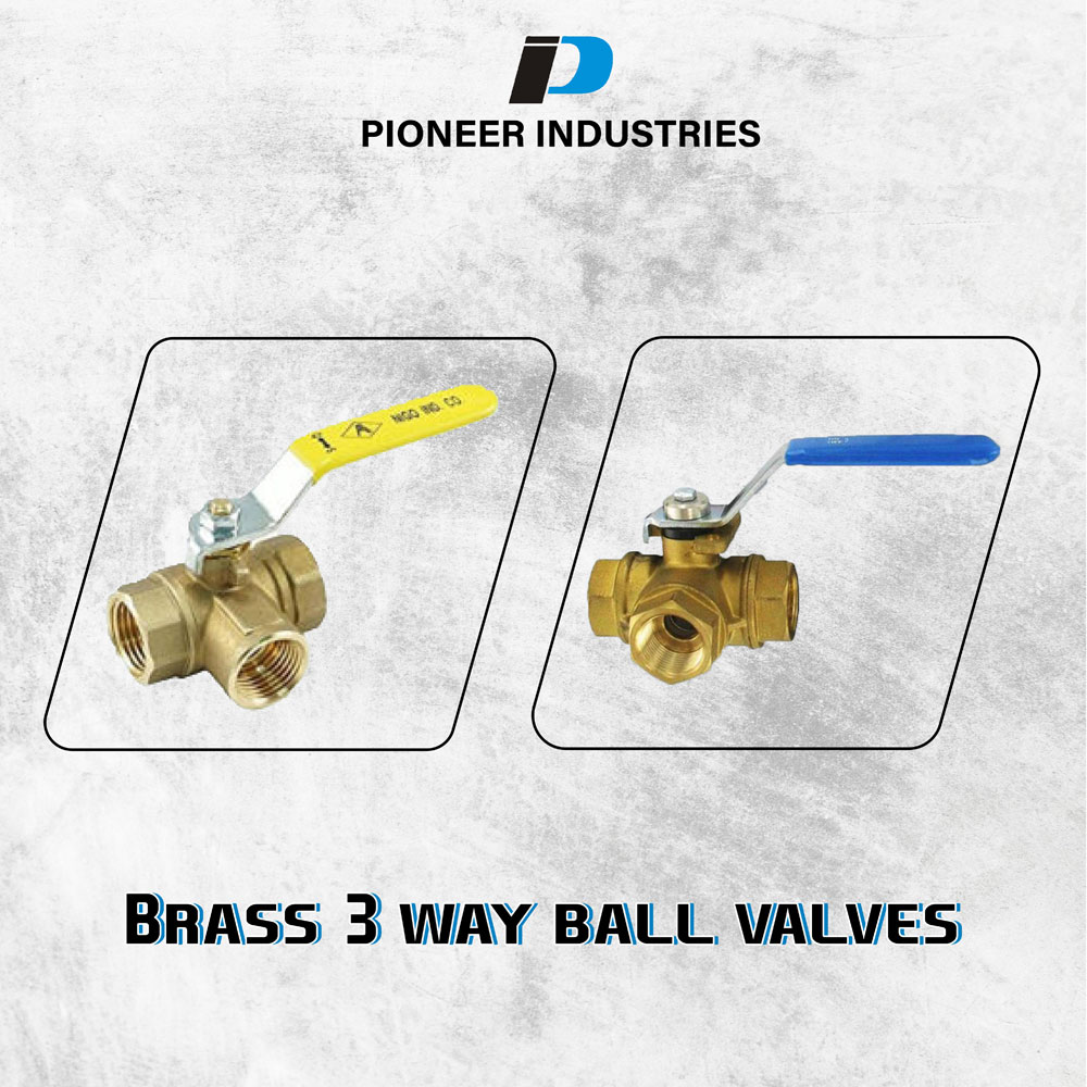 Brass 3-way ball valves manufacturer, supplier, and exporter in India