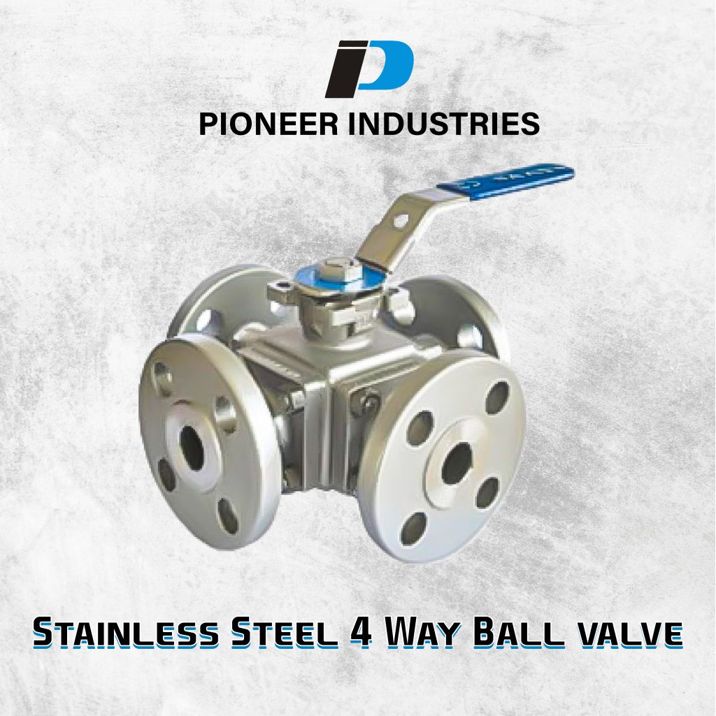 Stainless Steel 4-way Ball Valves manufacturer, supplier, and exporter ...