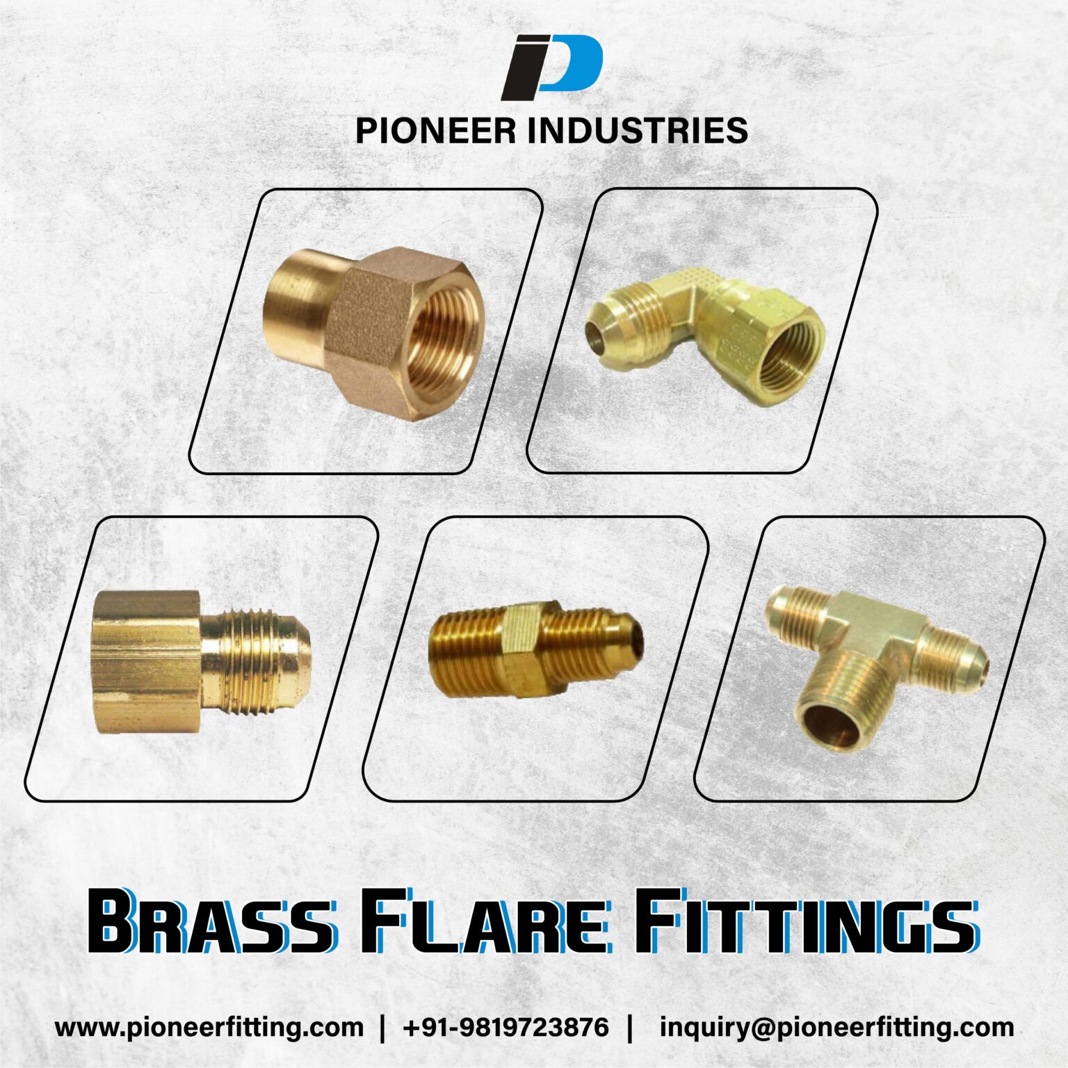 Brass Flare Fittings manufacturer, supplier, and exporter in India